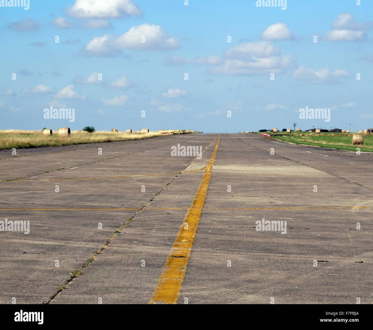 A disused runway at RAF Upper Heyford, a Royal Air Force station ...