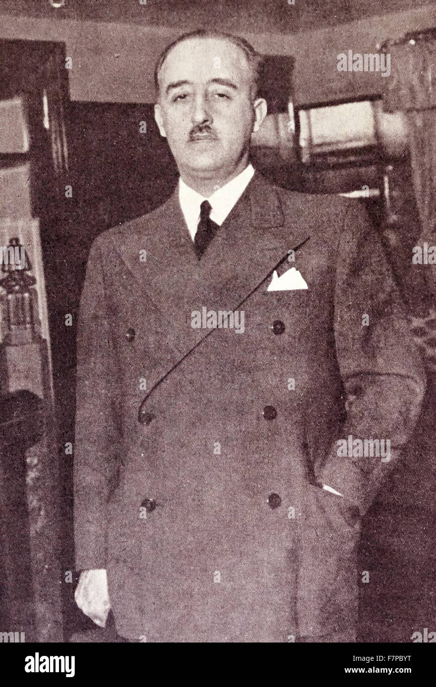 General francisco franco nationalist leader spain hi-res stock ...