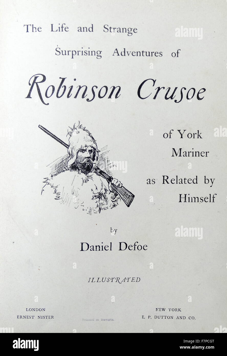First edition robinson crusoe hi-res stock photography and images - Alamy
