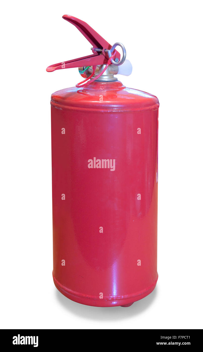 Fire extinguisher cylinder Cut Out Stock Images & Pictures - Alamy