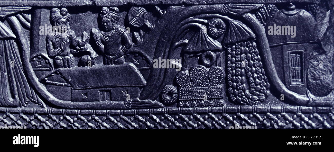 Relief barhut stupa bharhut stupa pradesh india mauryan buddhist ...