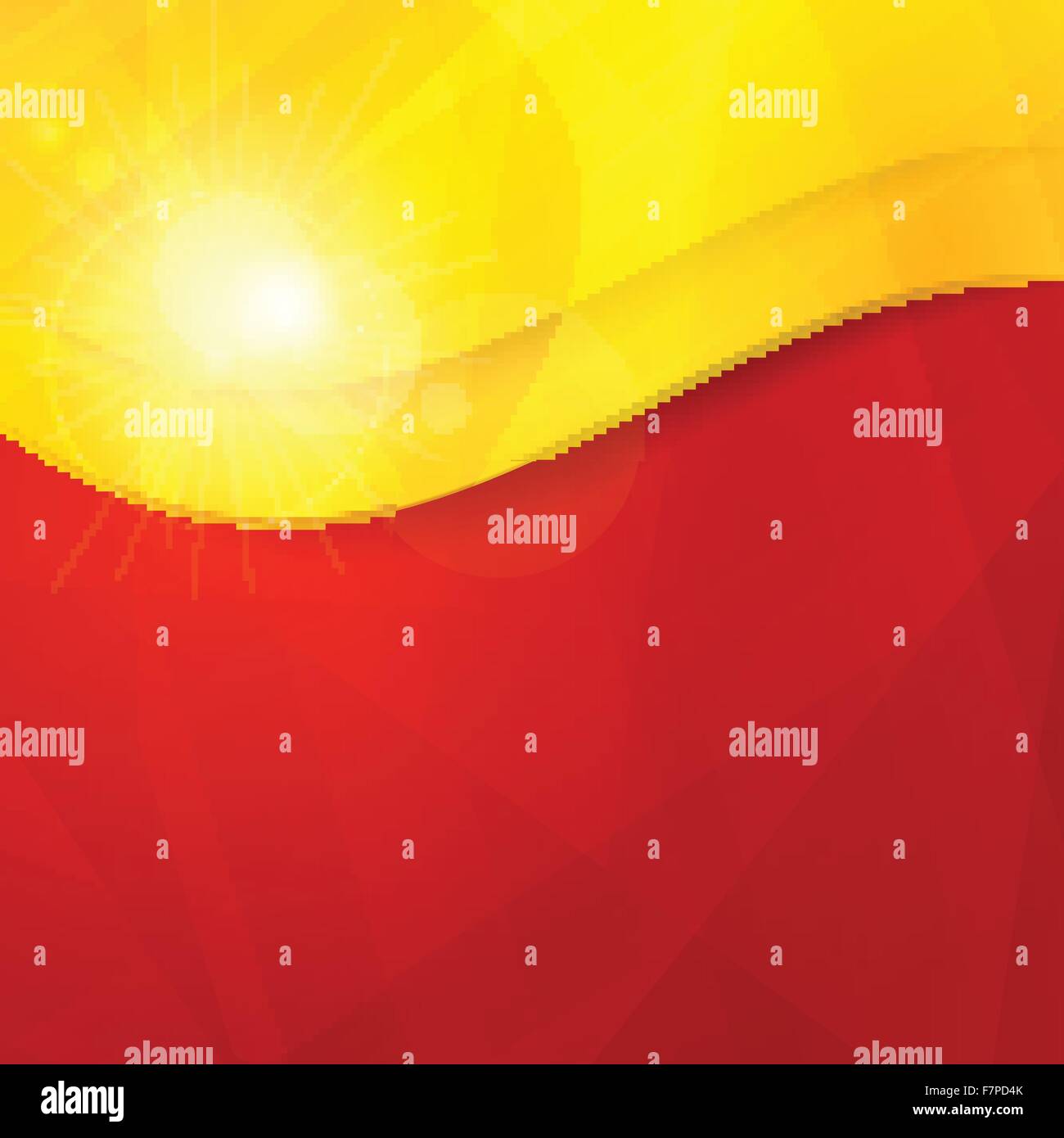 Abstract red orange geometric shapes Stock Vector Images - Alamy