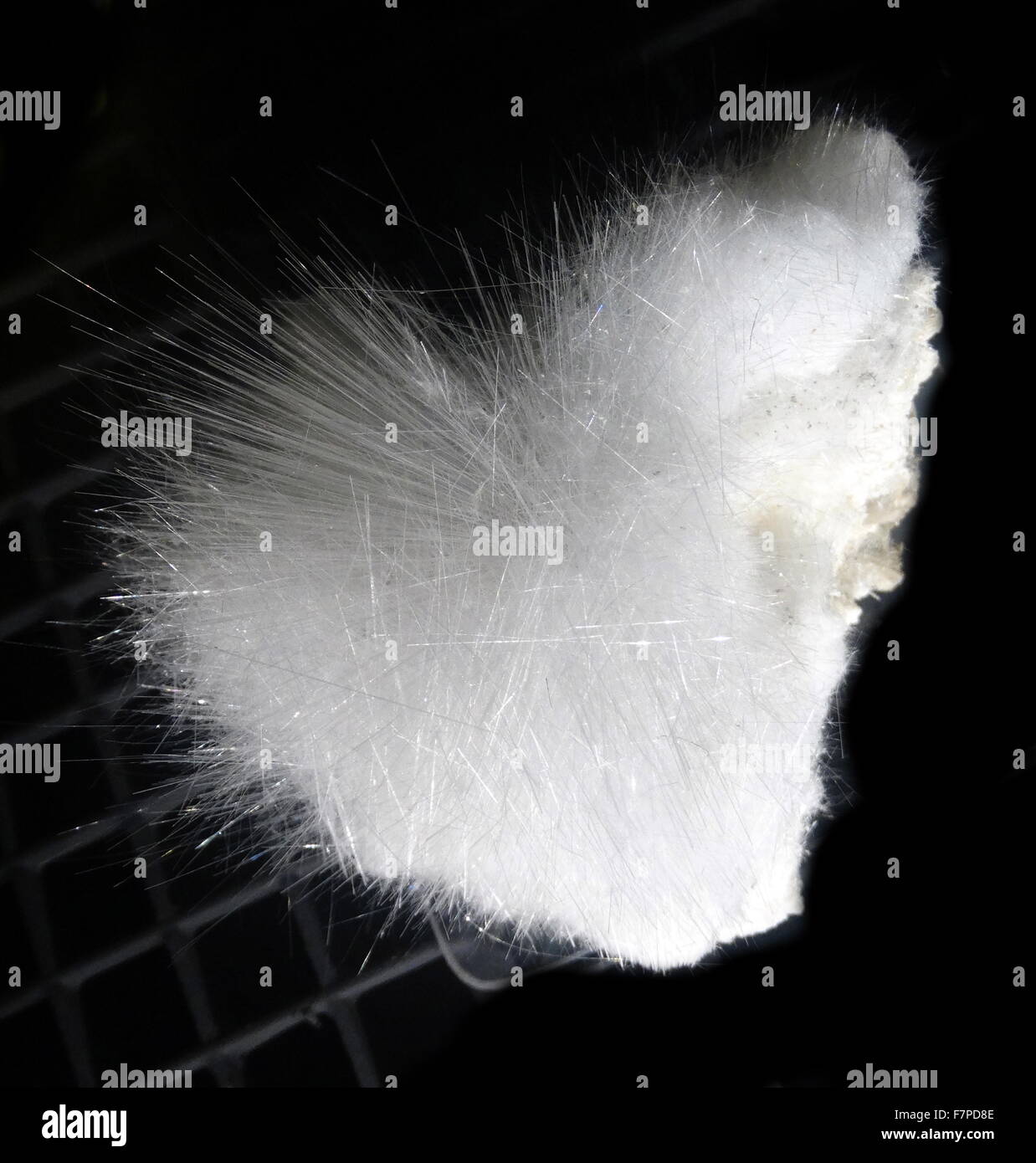 Mesolite- very thin needle-like crystal in snow white. From ...