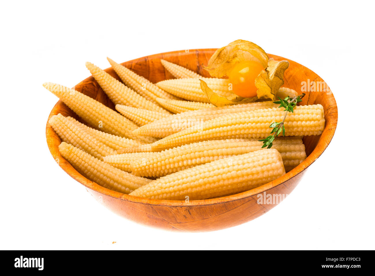 Baby corn isolated Stock Photo - Alamy