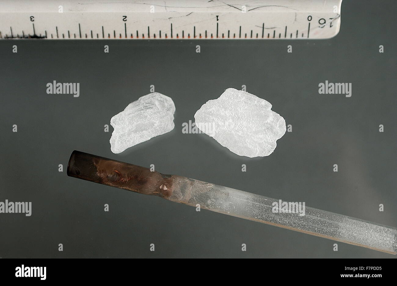 The crystal form of methamphetamine, sometimes called Crystal Meth or ...