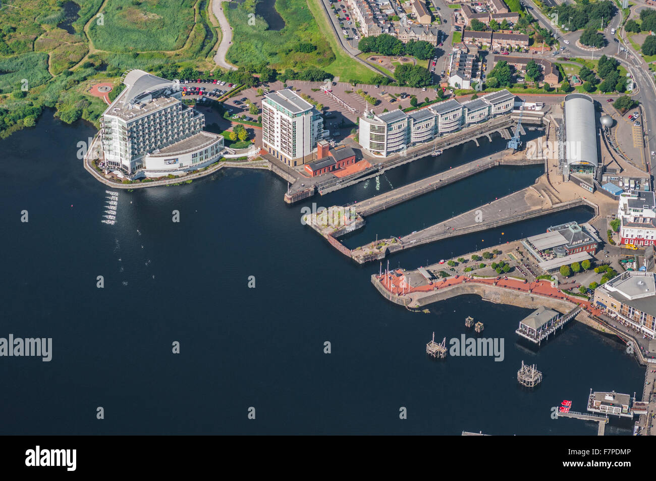Central square cardiff aerial hi-res stock photography and images - Alamy
