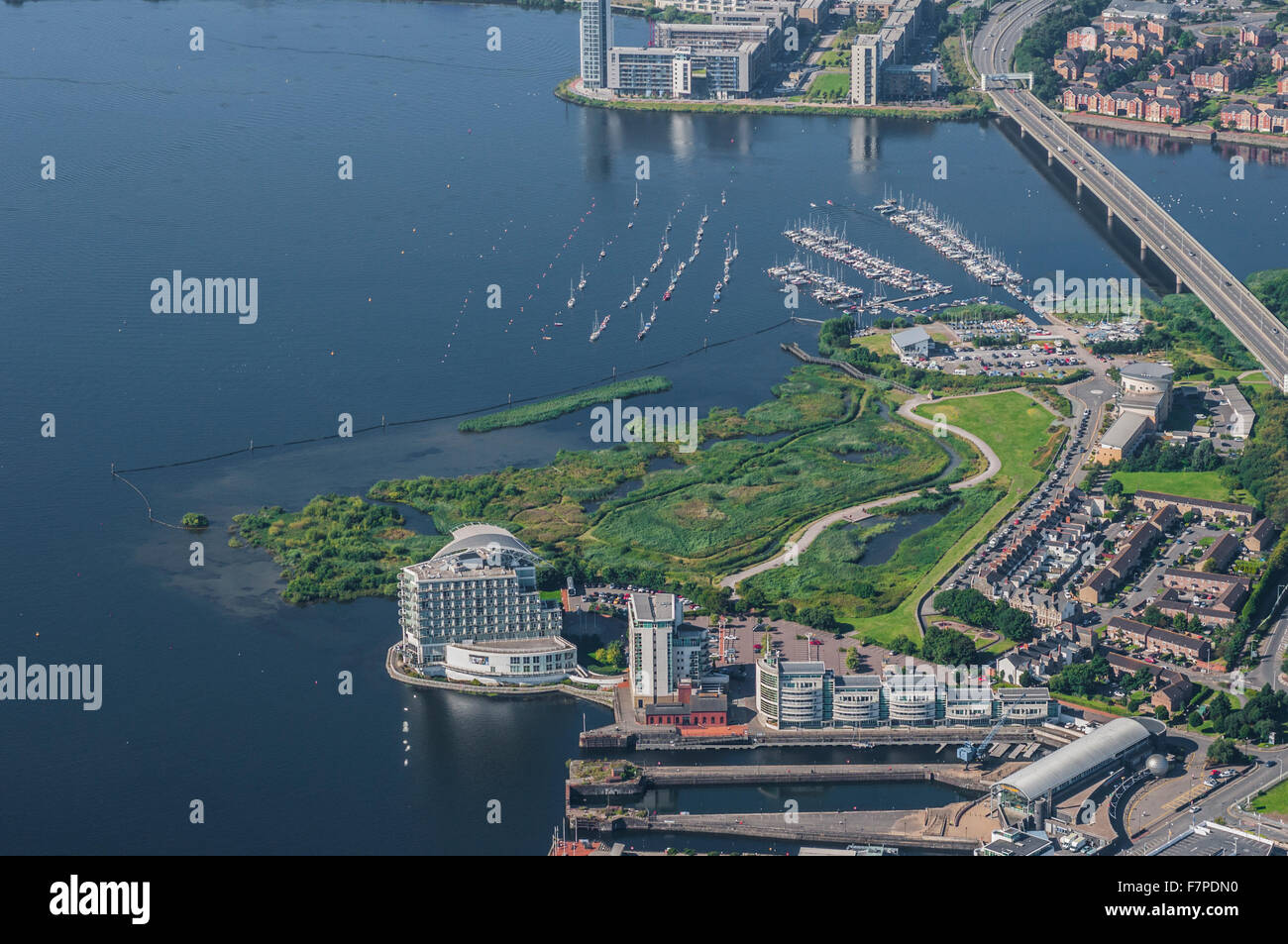Cardiff stadium birds eye hi-res stock photography and images - Alamy