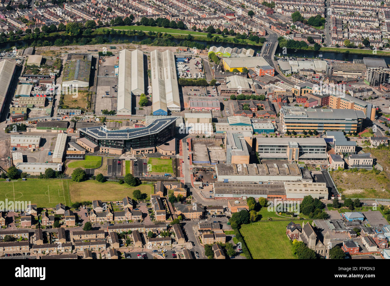 Central square cardiff aerial hi-res stock photography and images - Alamy