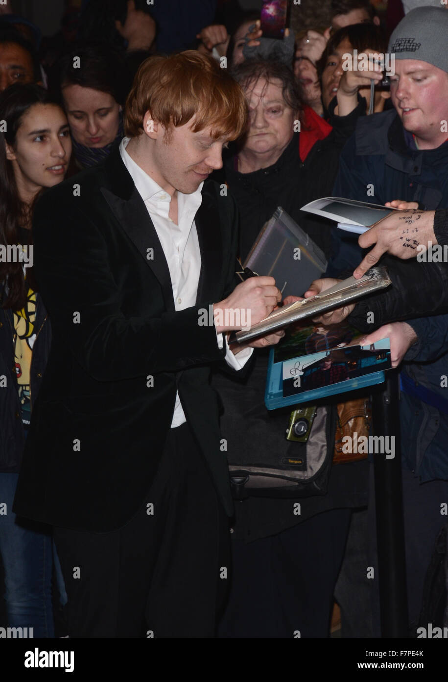 London, UK. Rupert Grint at Whatsonstage Theatregoers Choice Awards at ...