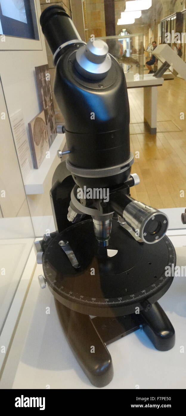 Petrological light microscope. Cooke, Troughton & Simms Ltd, York ...