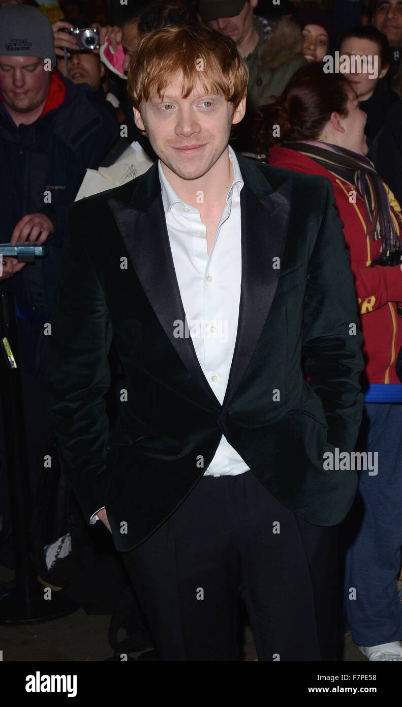 London, UK. Rupert Grint at Whatsonstage Theatregoers Choice Awards at ...