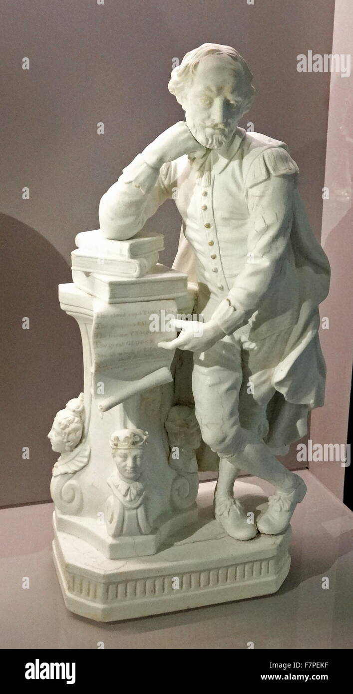 Figure william shakespeare shakespeare derby porcelain factory ...