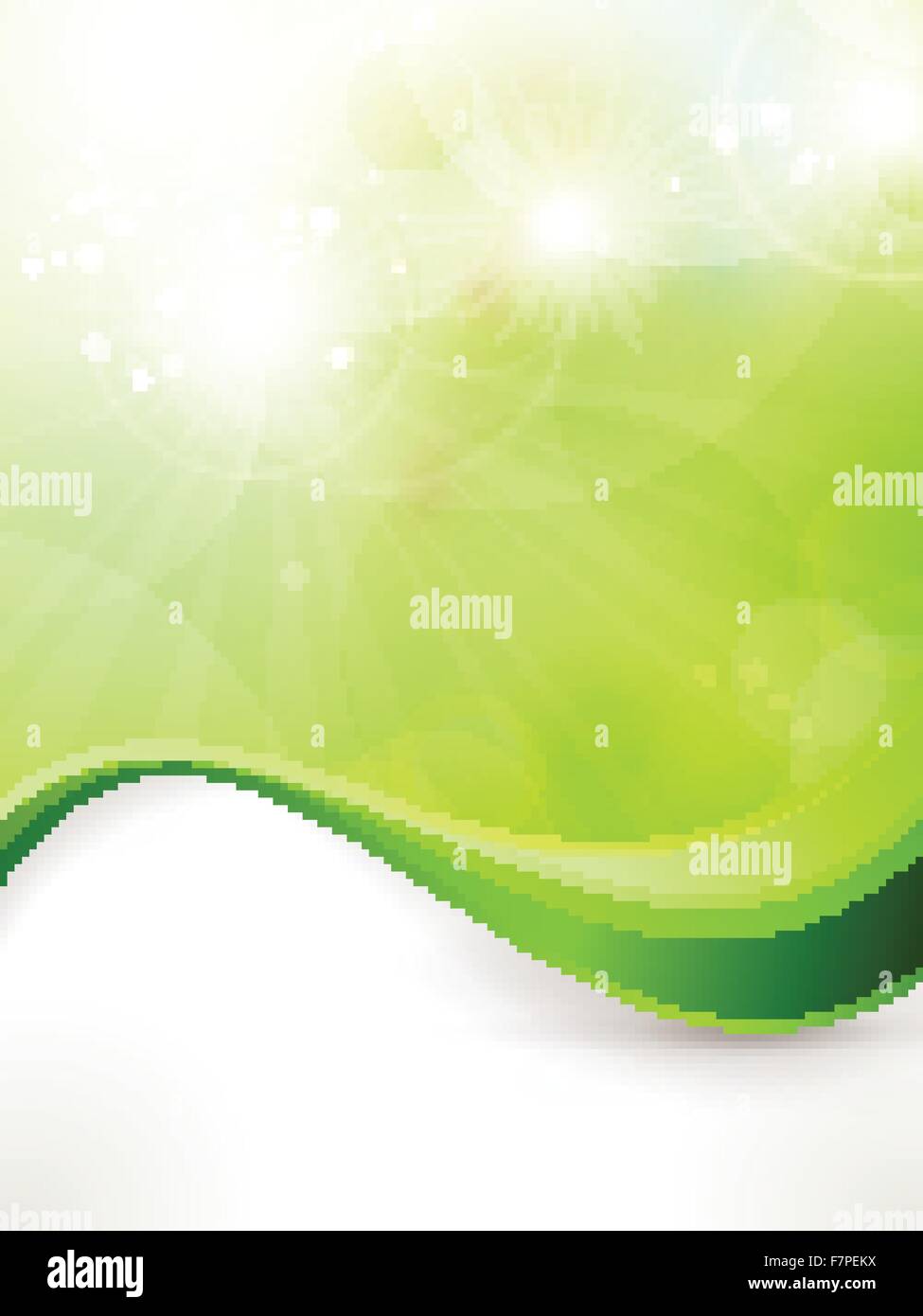 Abstract green wave background hi-res stock photography and images - Alamy