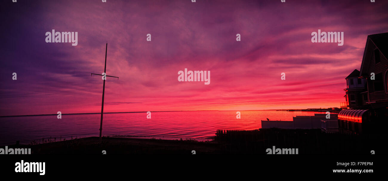 Fire Island New York Sunset High Resolution Stock Photography and ...