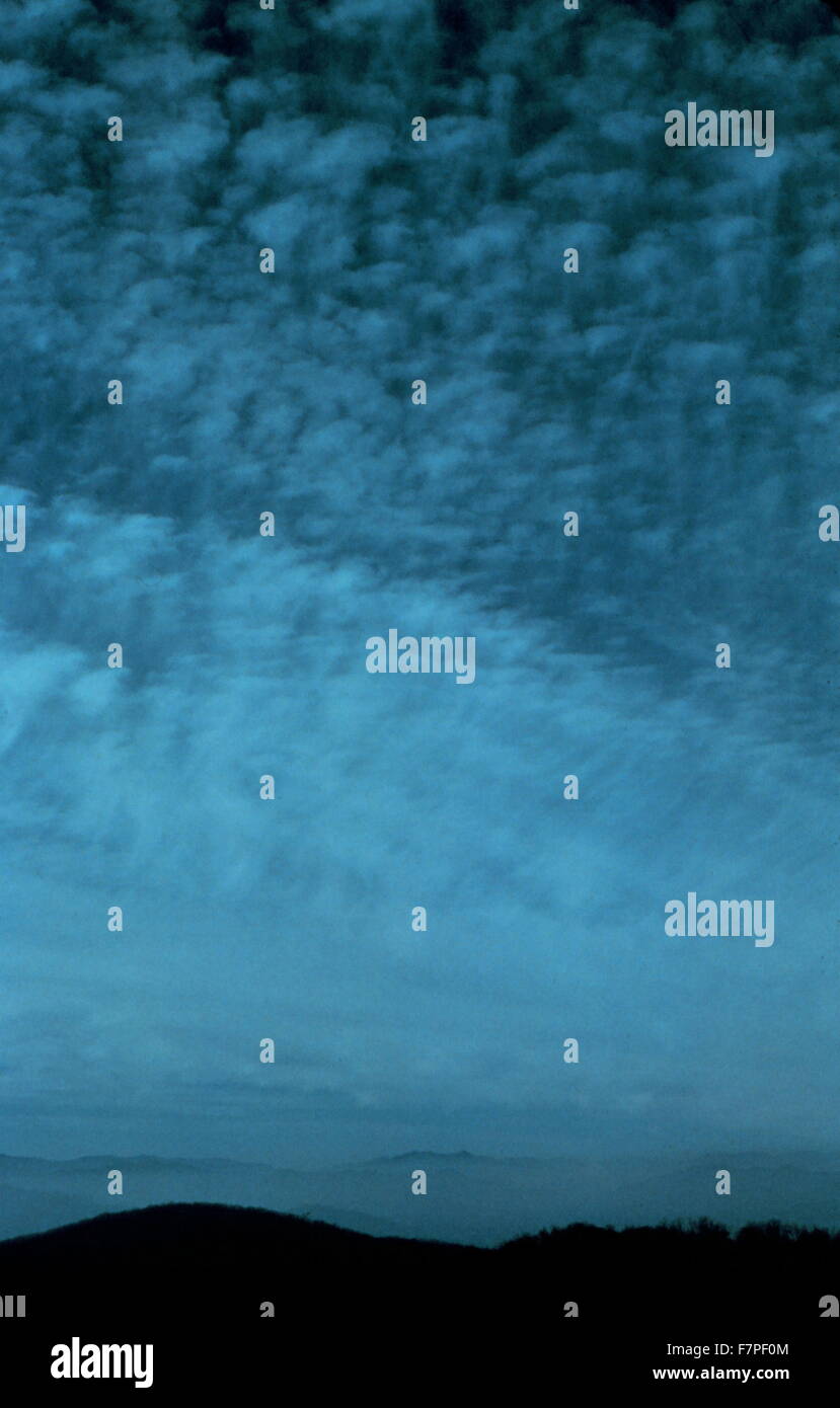 Photograph of Virga clouds. In meteorology, Virga is an observable ...