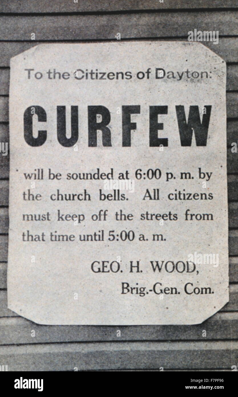 Curfew enforced hi-res stock photography and images - Alamy
