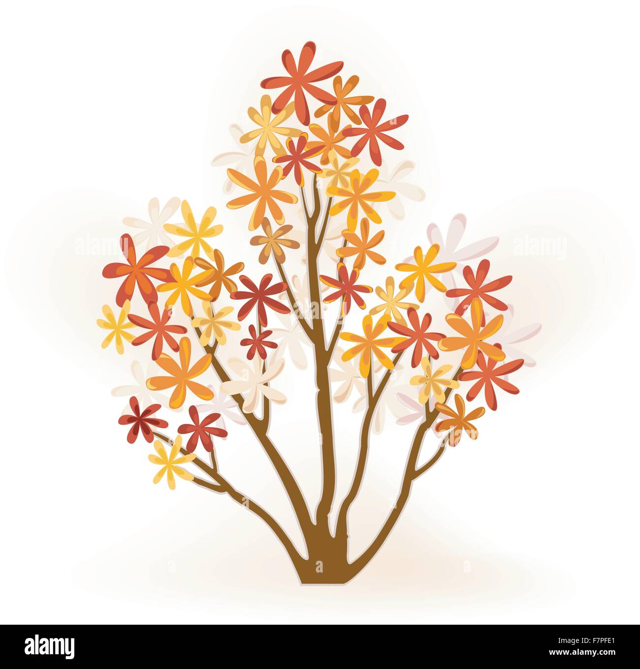Abstract autumn tree Stock Vector Image & Art - Alamy