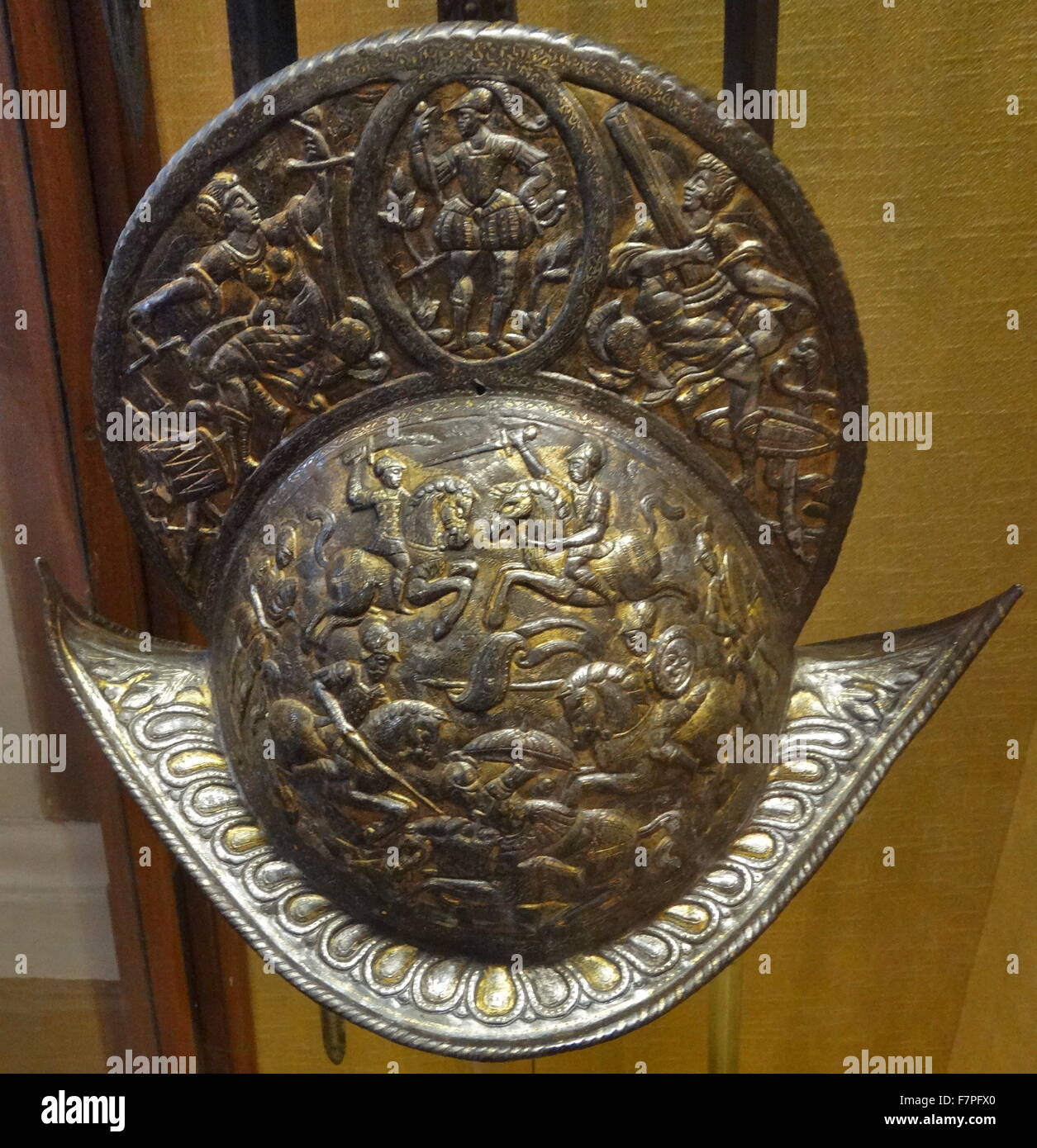 Half suit of armour from a group of parade armours. The surface of this ...