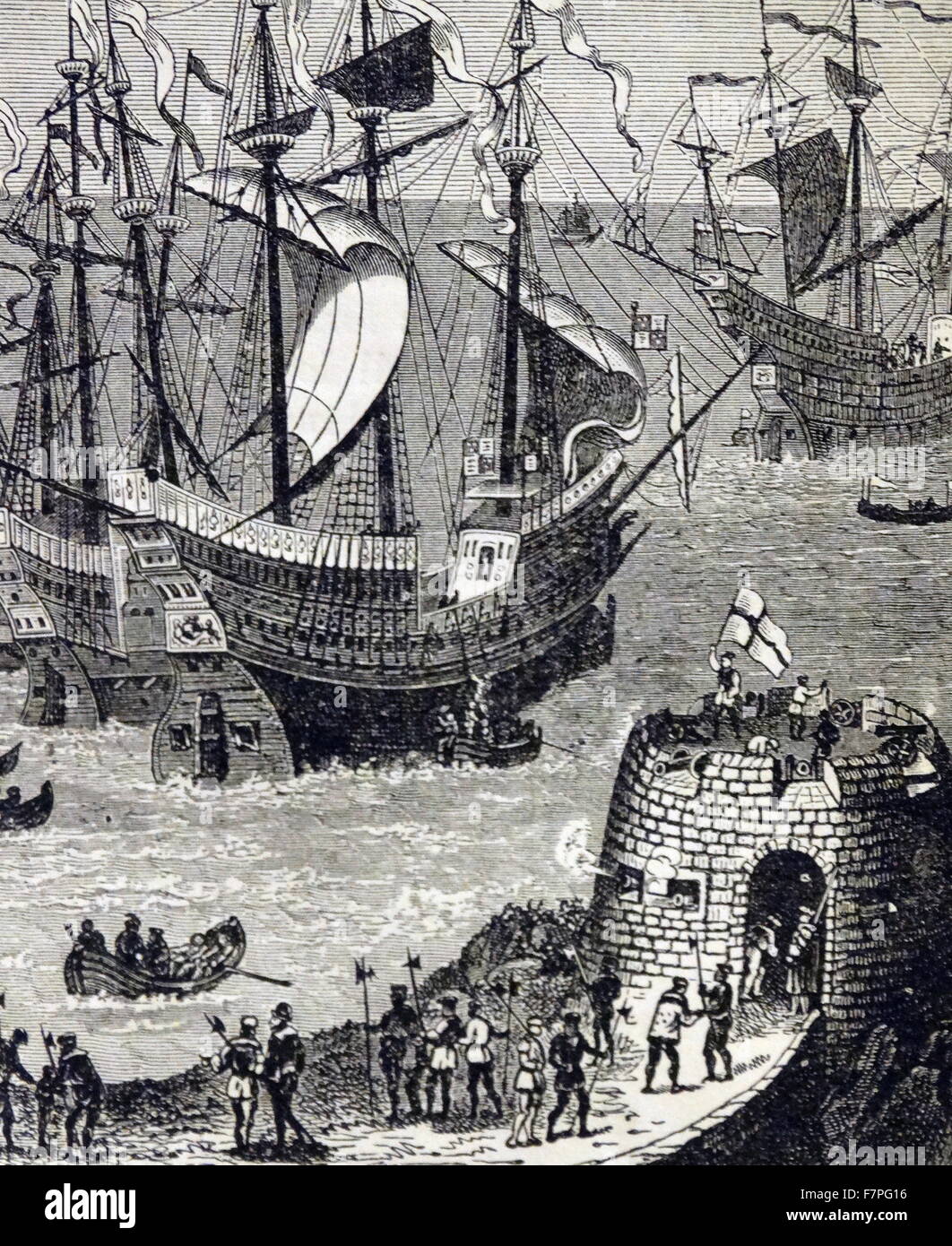 On 30 June 1513, King Henry VIII of England prepares to invade France ...