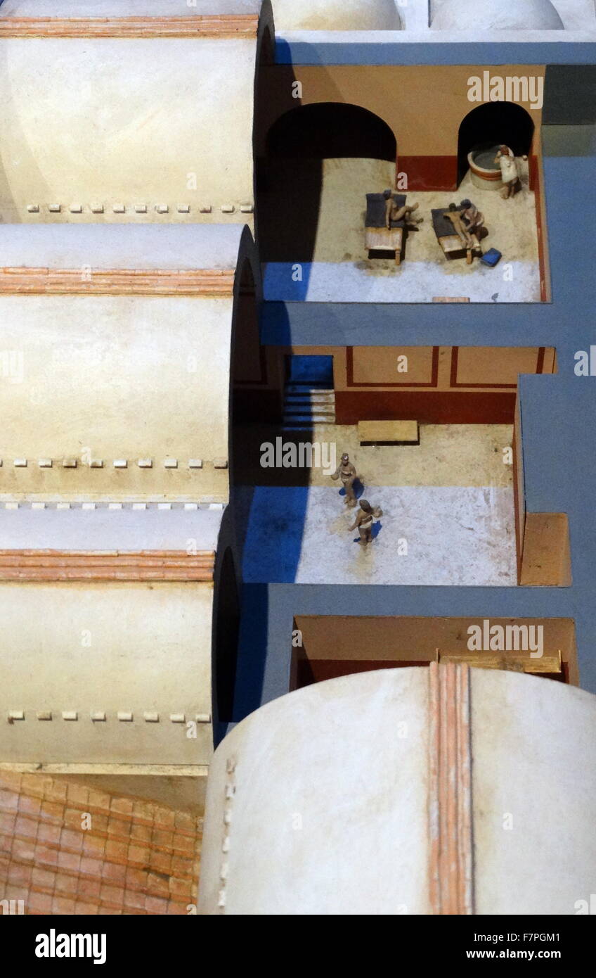 Model roman baths in bath hi-res stock photography and images - Alamy