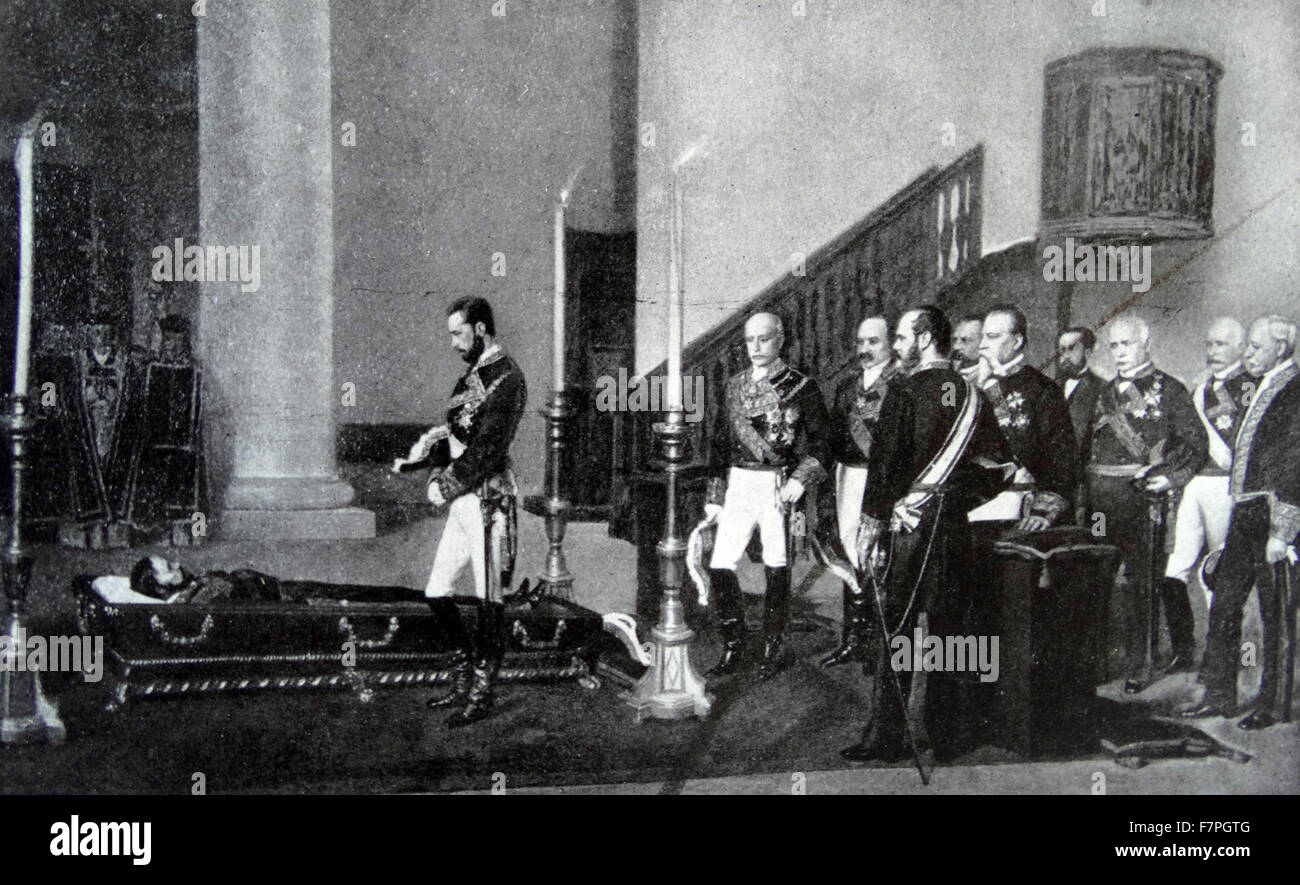 Amadeo I (1845 – 1890), King of Spain, from 1870 to 1873. The King ...