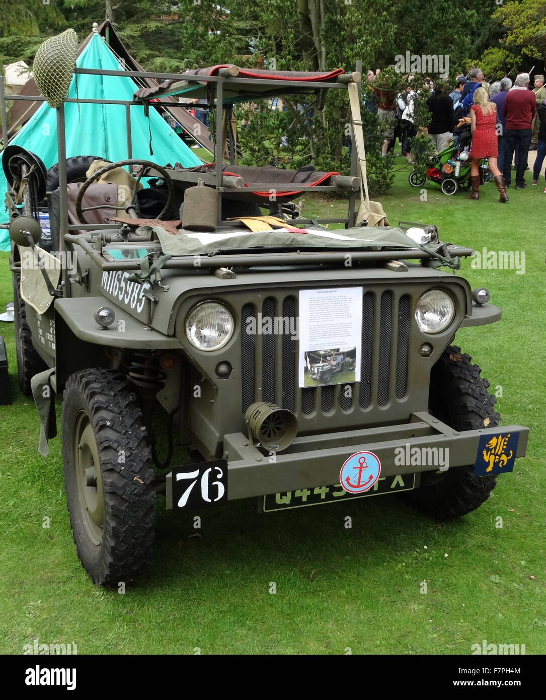Replica WWII Ford Jeep. Dated 2008 Stock Photo - Alamy