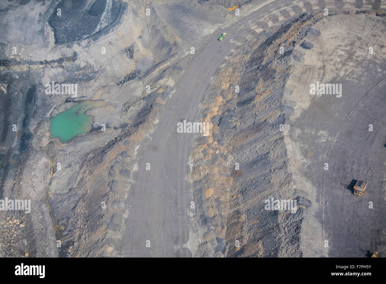Coal mines aerial view hi-res stock photography and images - Alamy