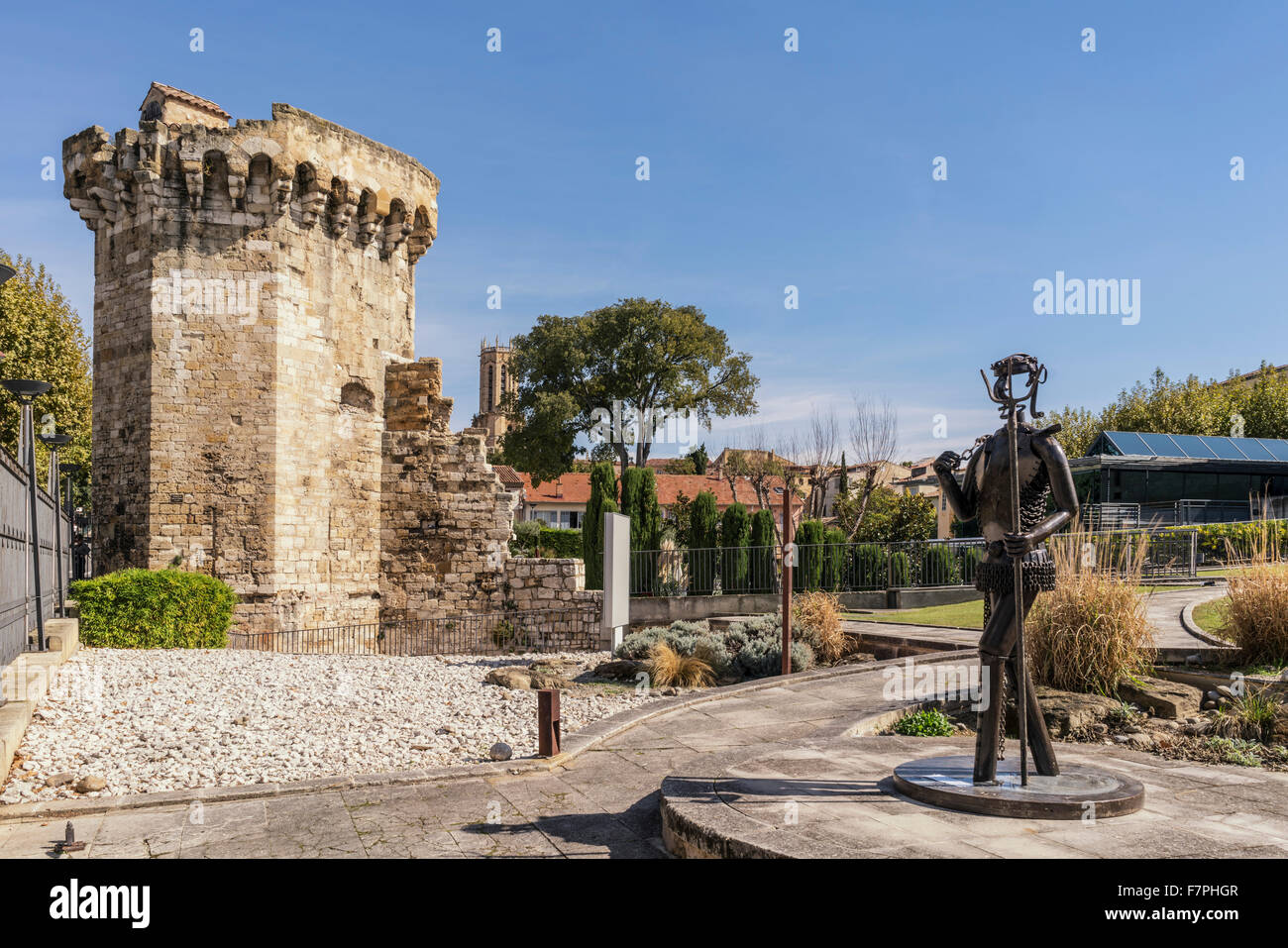 Ruins of the Roman bath of Thermes Sextius founded in 122 B.C, Aix en ...