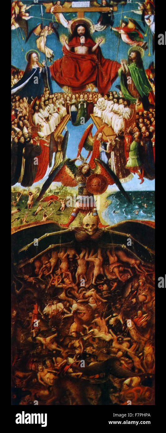 The Crucifixion by Hubert van Eyck (1370-1426) Early Netherlandish painter and older brother of ...