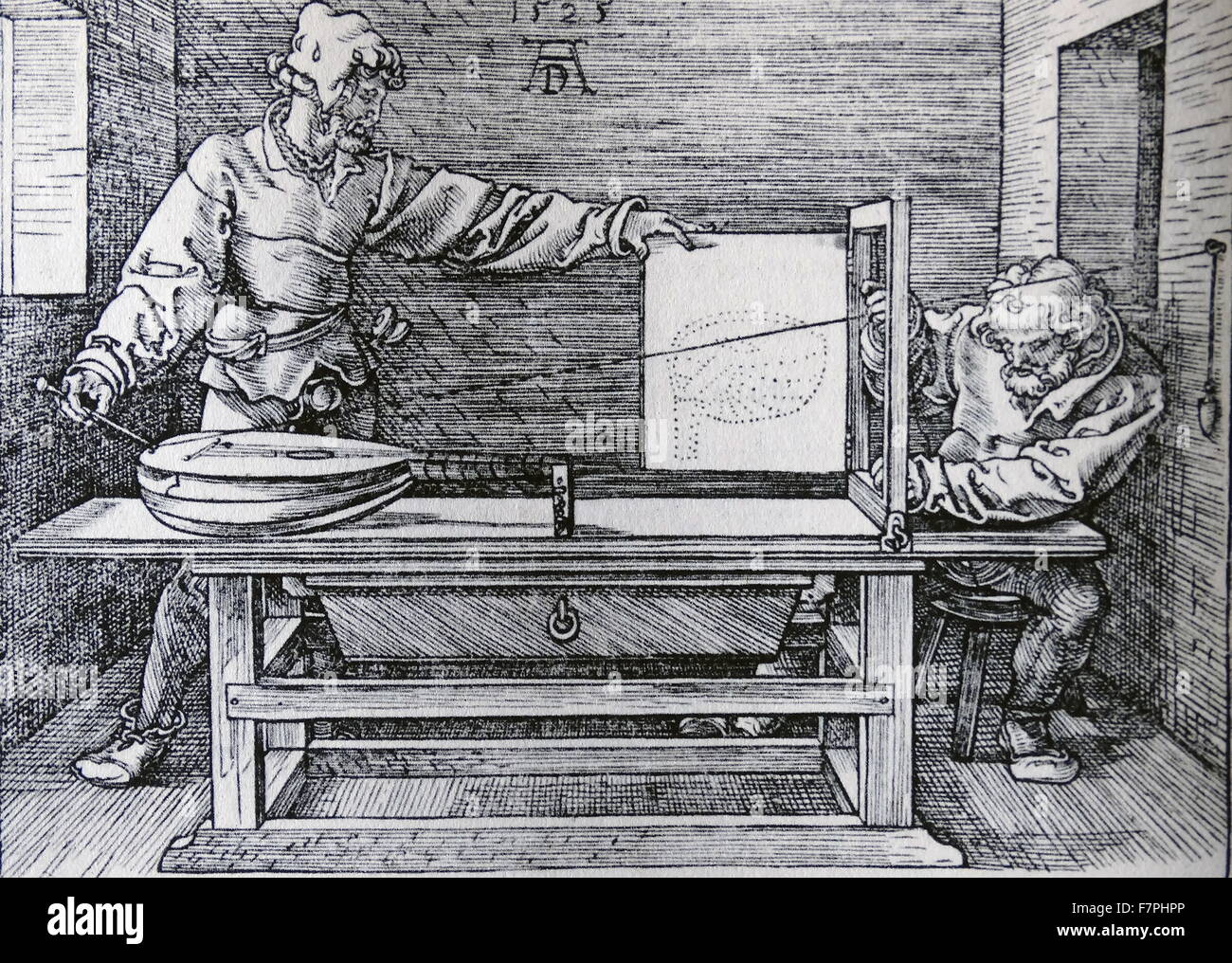 Drawing the lute hi-res stock photography and images - Alamy