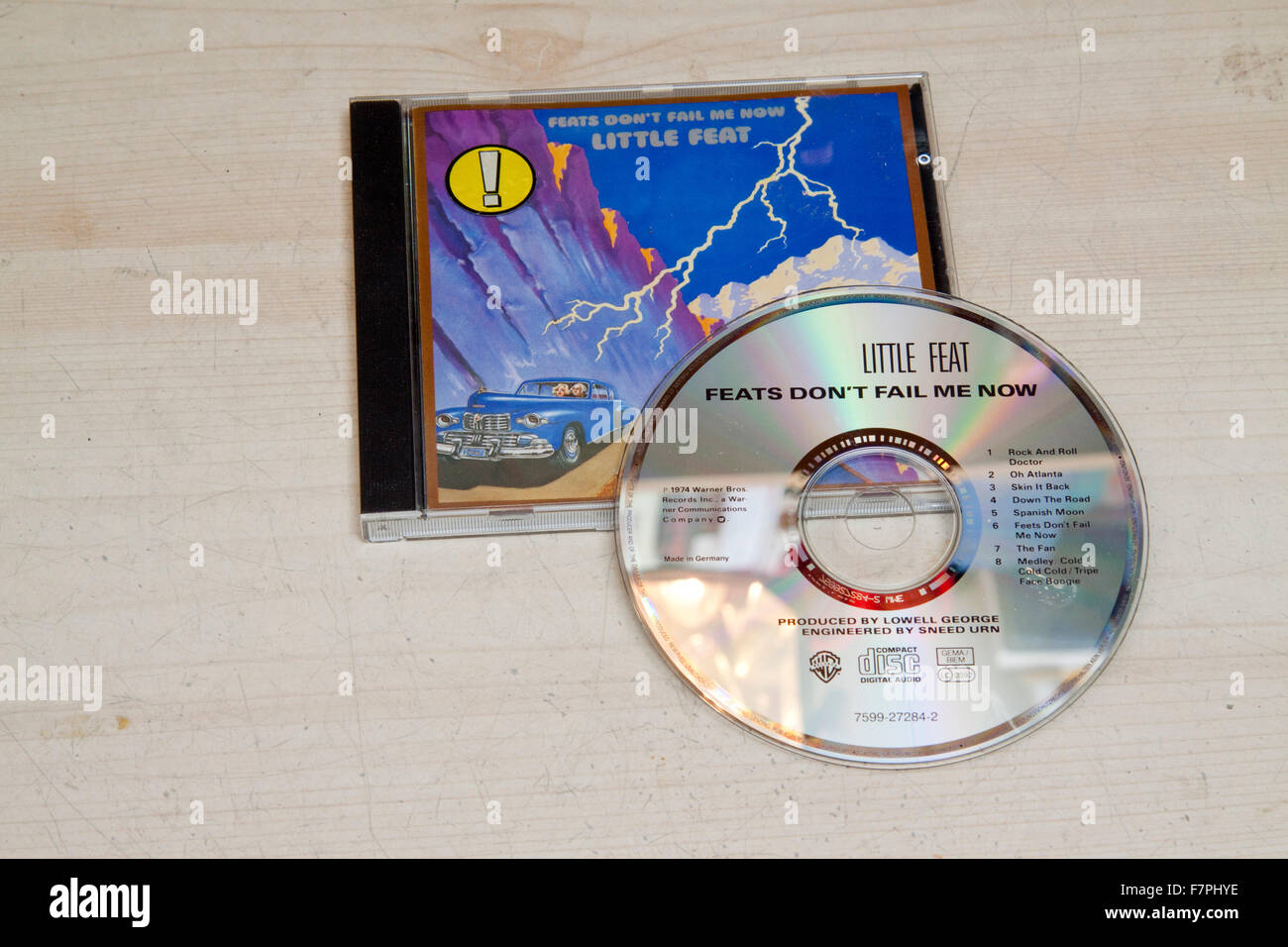 CD and case of Little Feat's 1974 album 'Feats Don't Fail Me Now' Stock ... CD and case of Little Feat's 1974 album 'Feats Don't Fail Me Now' Stock ...