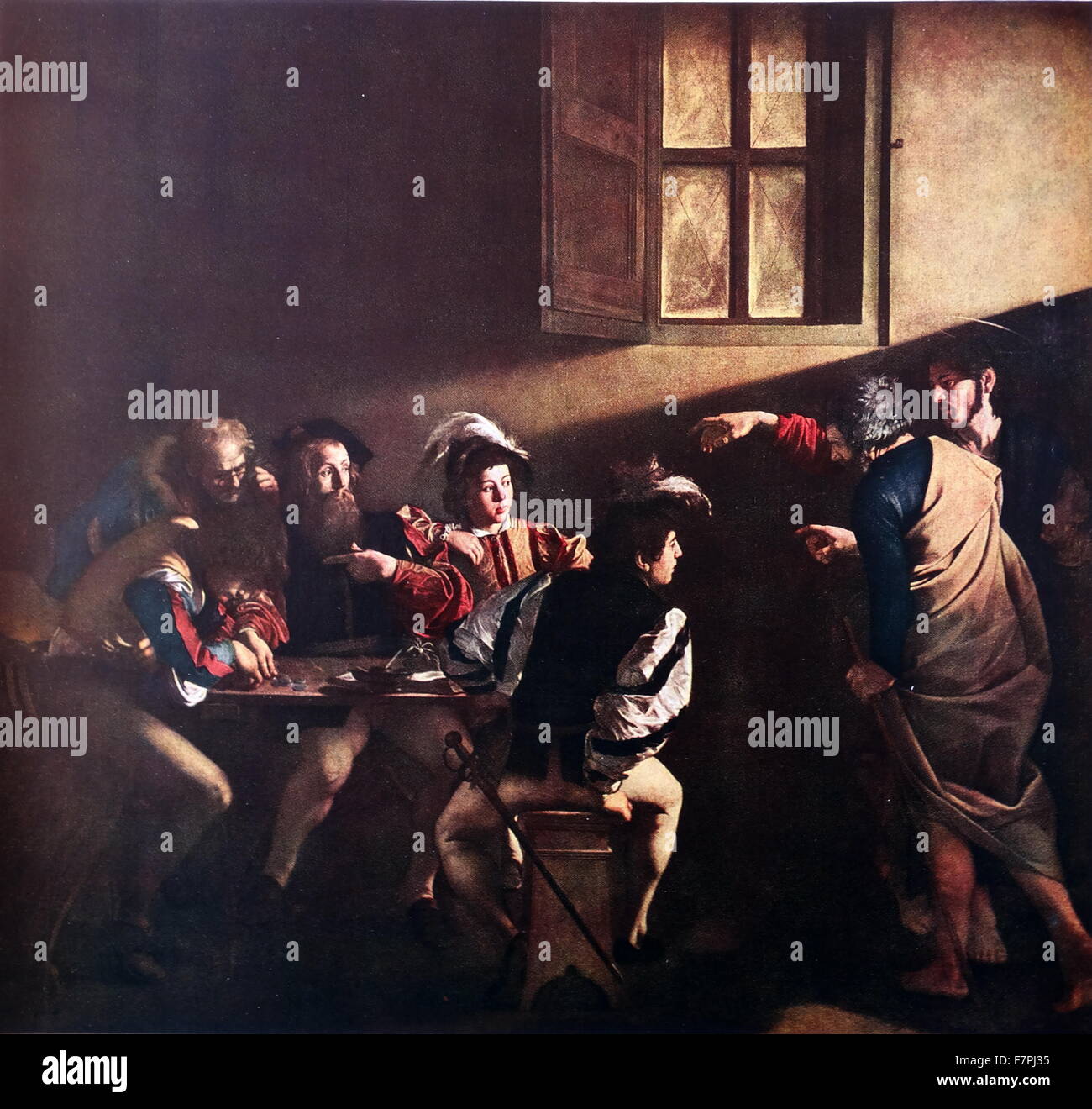 Caravaggio the calling of st matthews hi-res stock photography and ...