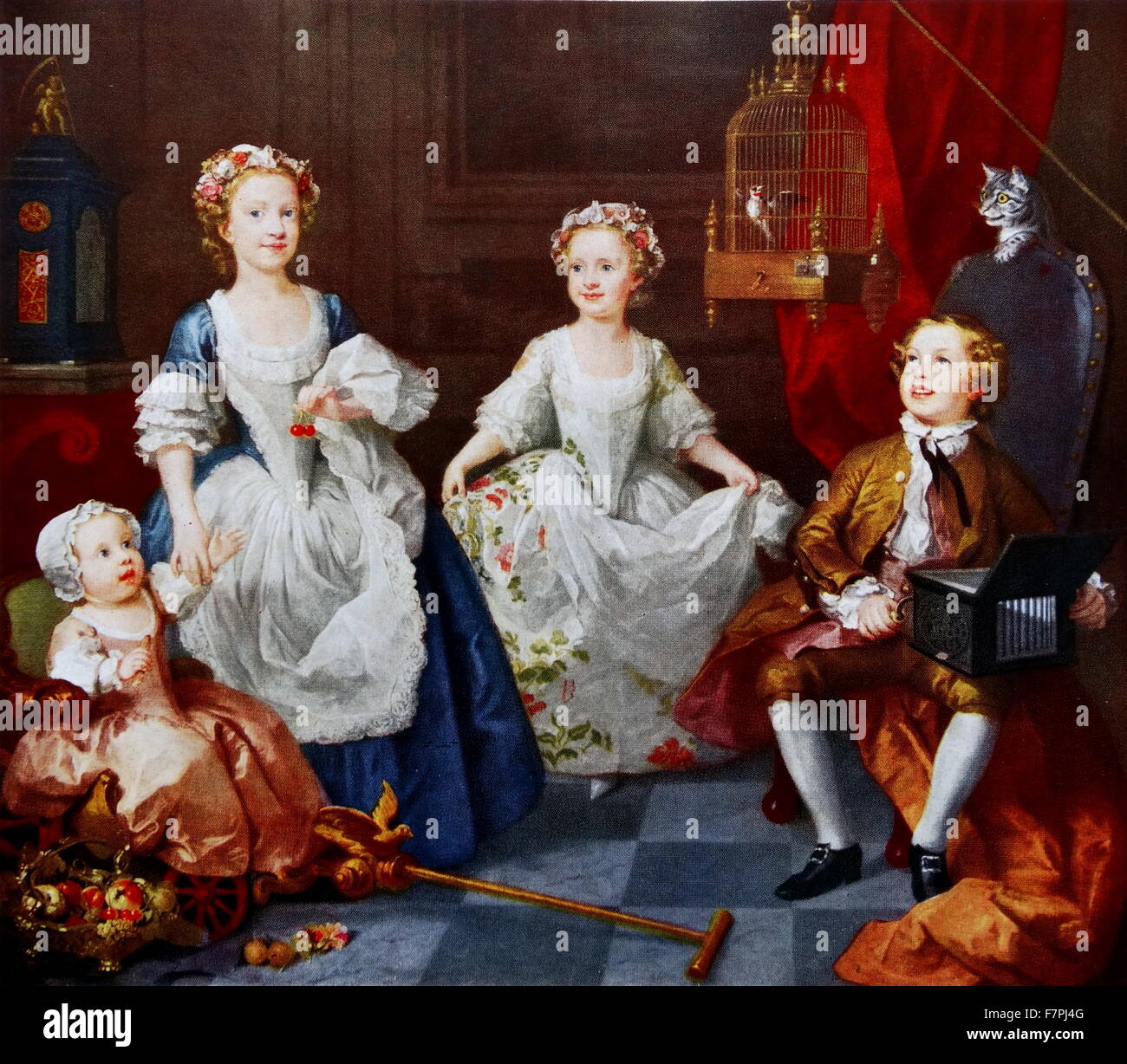 The graham children by hogarth High Resolution Stock Photography and ...