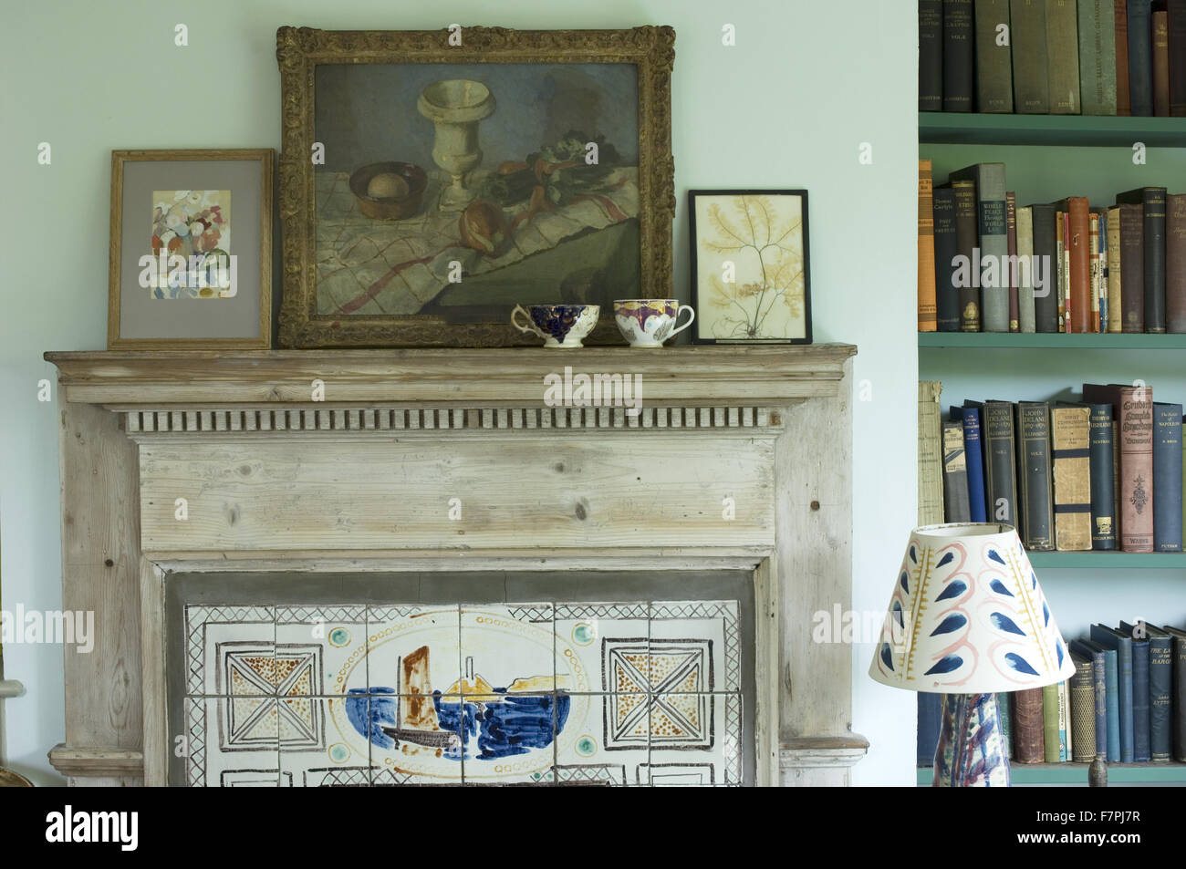 Virginia Woolf's bedroom at Monk's House, East Sussex. Monk's House was ...