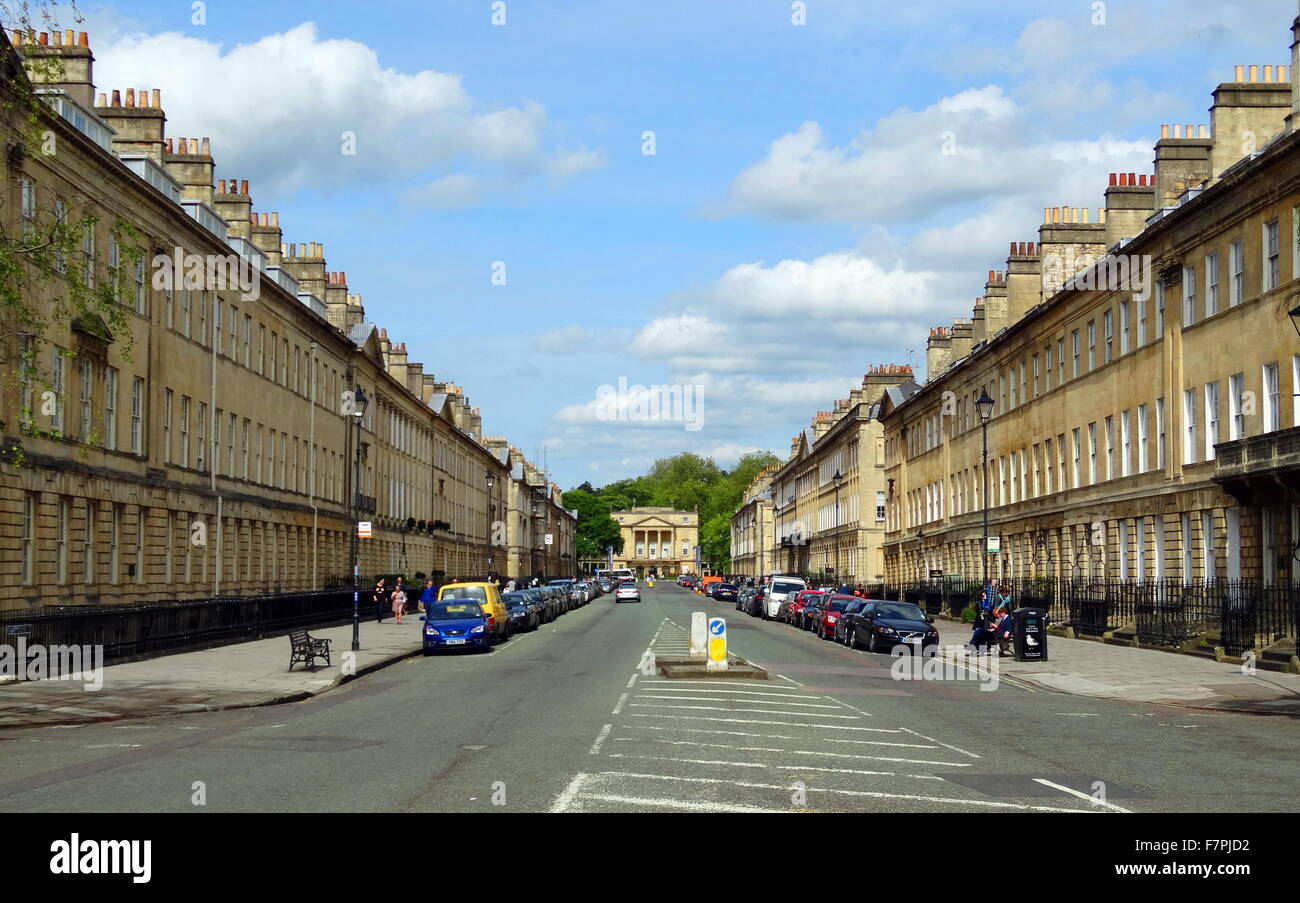 Georgian architecture in Bath, a city in Somerset, England, Most ...