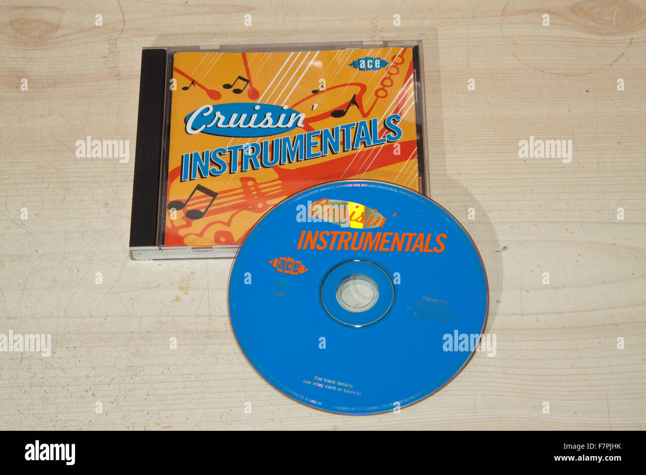 CD and case of compilation of mostly 60s instrumentals 'Cruisin'' Stock ...