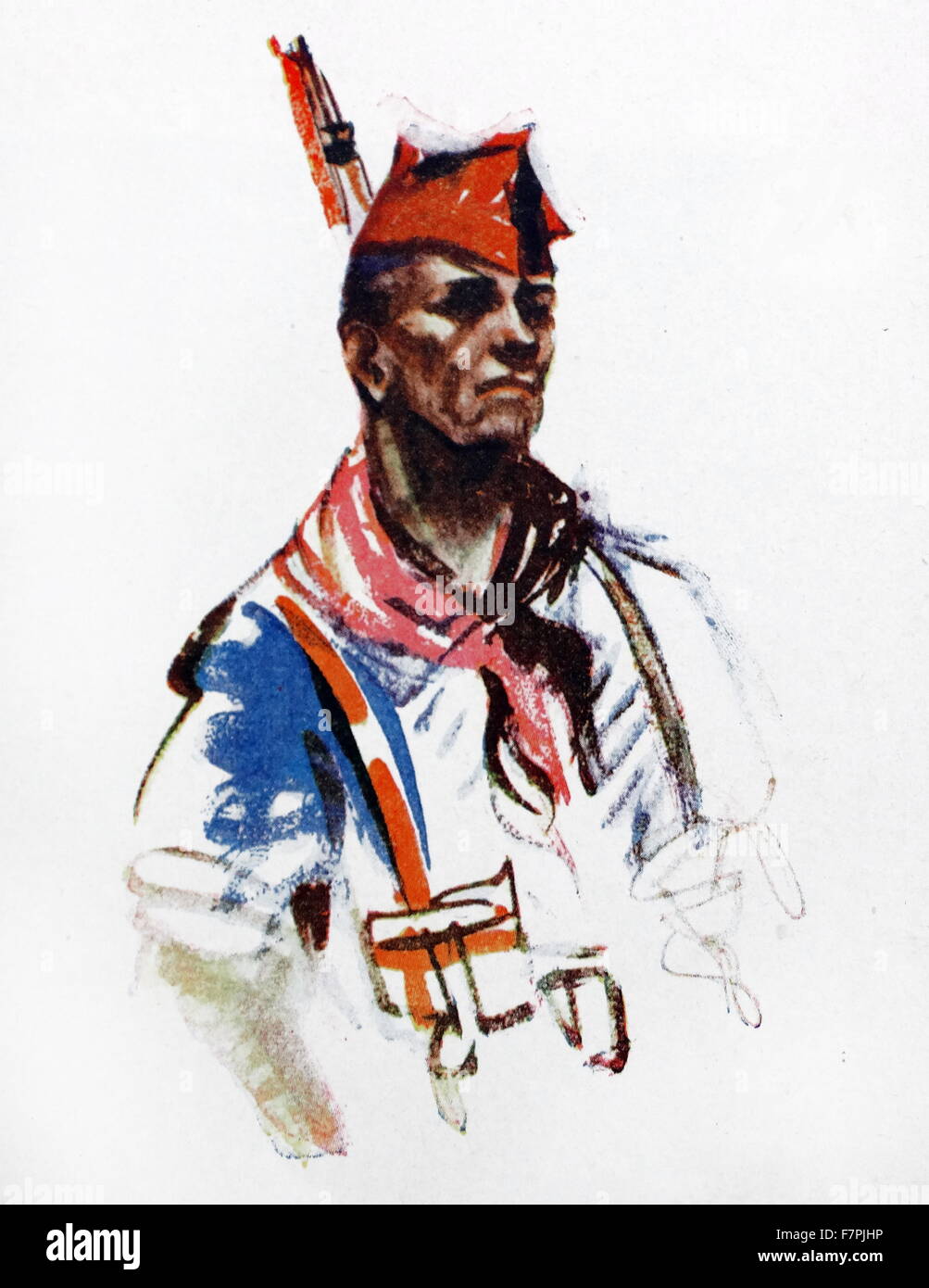 Anarchist militia soldier during the Spanish Civil War. Contemporary ...