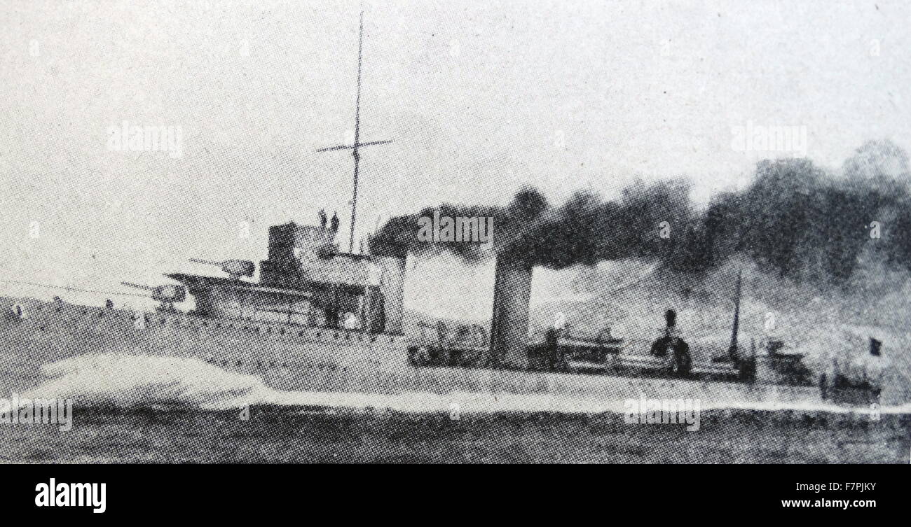 Spanish naval destroyer (Churruca-Class). Spanish Civil War. Dated 1936 ...
