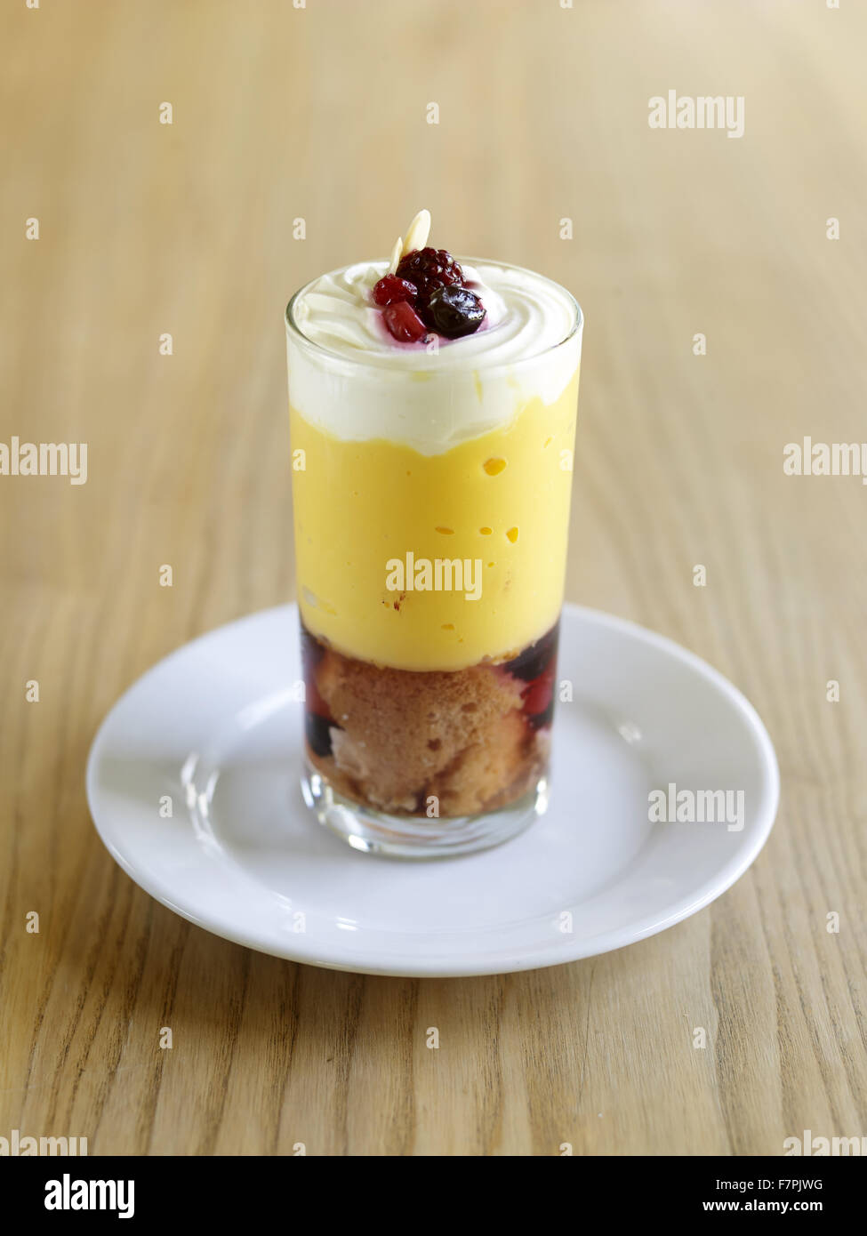 Trifle photographed for the National Trust Summer Cookbook Stock Photo ...