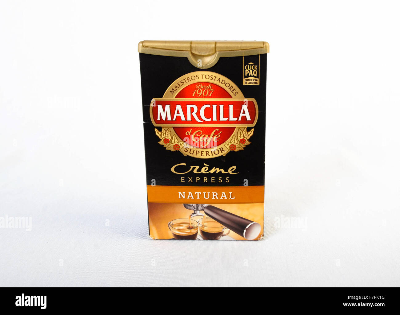 Marcilla Cafe natural creme box Stock Photo - Alamy
