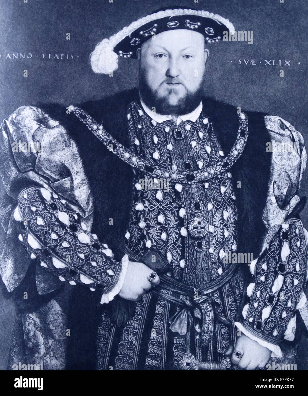 Portrait of Henry VIII by Hans Holbein the Younger (1497-1543) German ...