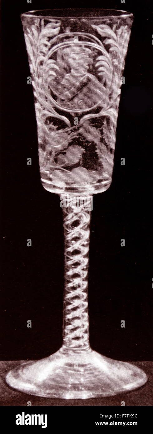 Carter glass glass glassware glasses 18th century hi-res stock ...