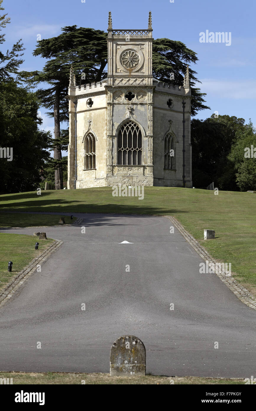 St Mary's church, in the grounds of Hartwell House, Buckinghamshire ...
