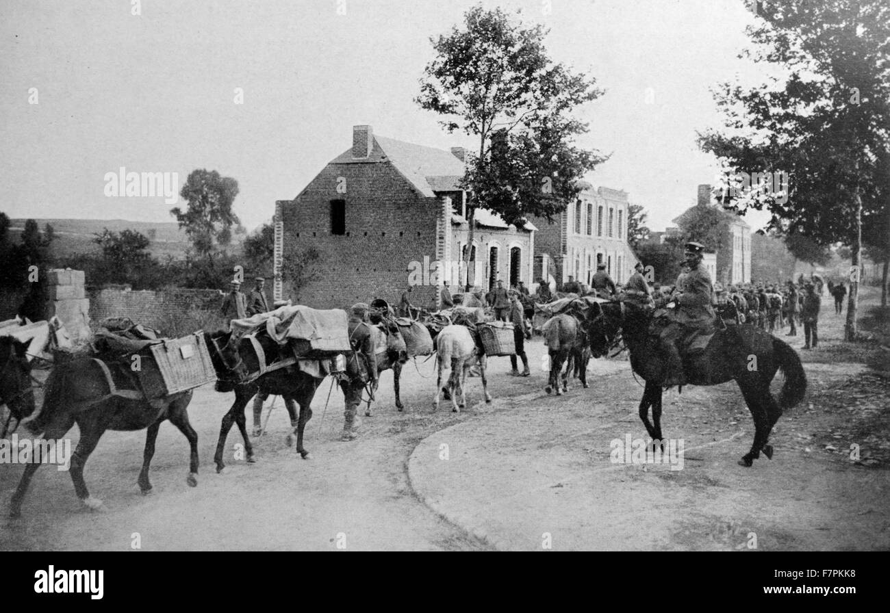 German Soldiers 1914 Belgium Stock Photos & German Soldiers 1914 ...