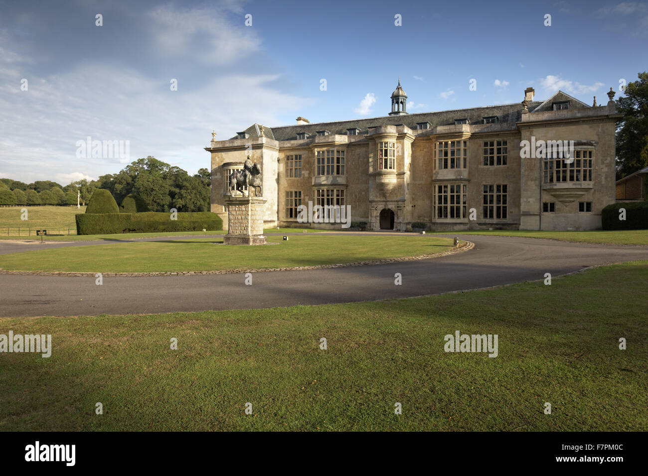 The exterior of Hartwell House, Buckinghamshire. Hartwell House is part ...