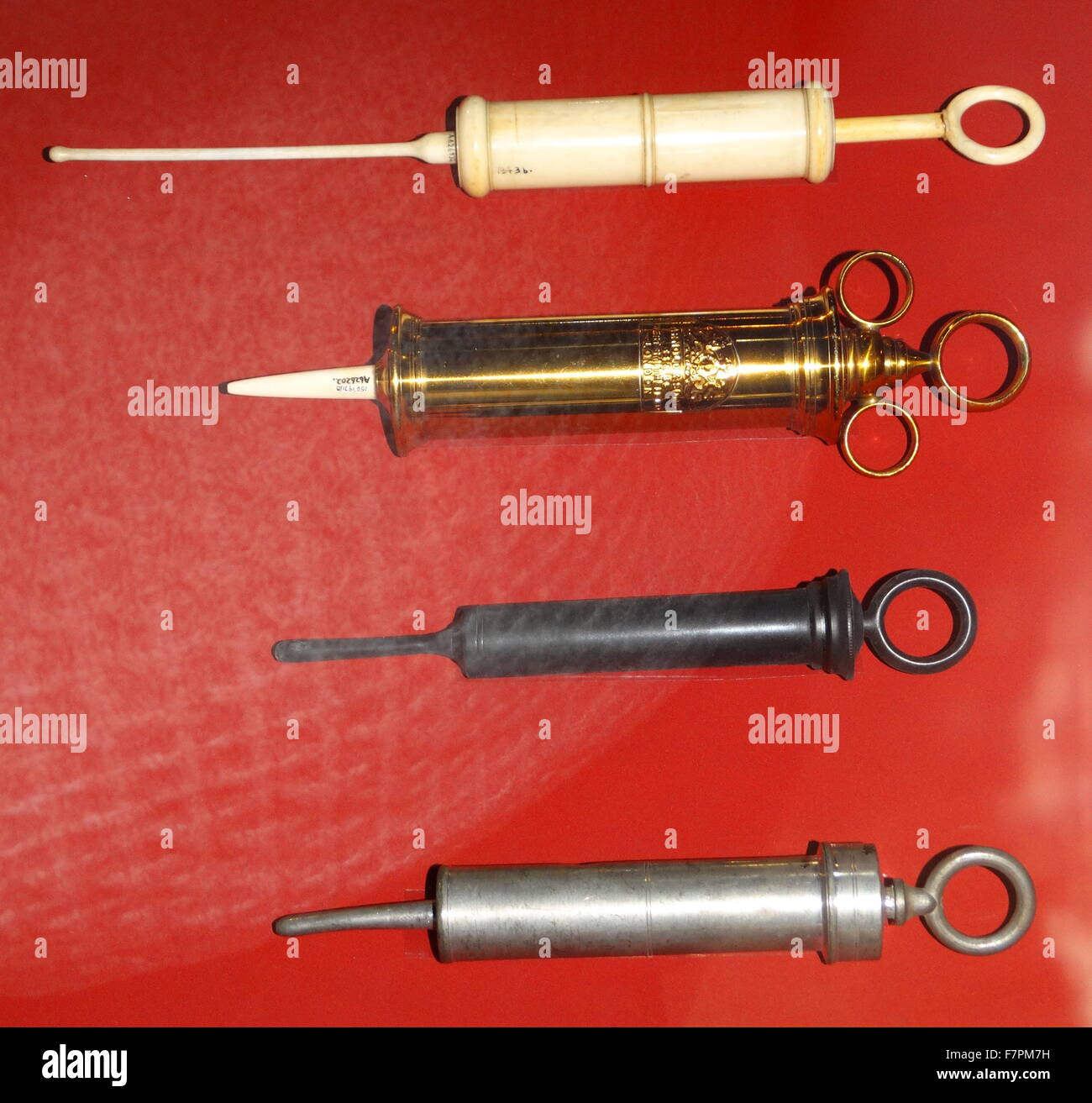 19th century medical instruments: Enema syringes Stock Photo - Alamy