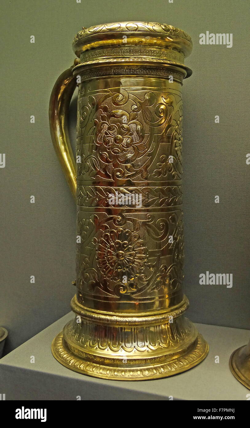 Silver Flagon. Dated 17th Century Stock Photo - Alamy