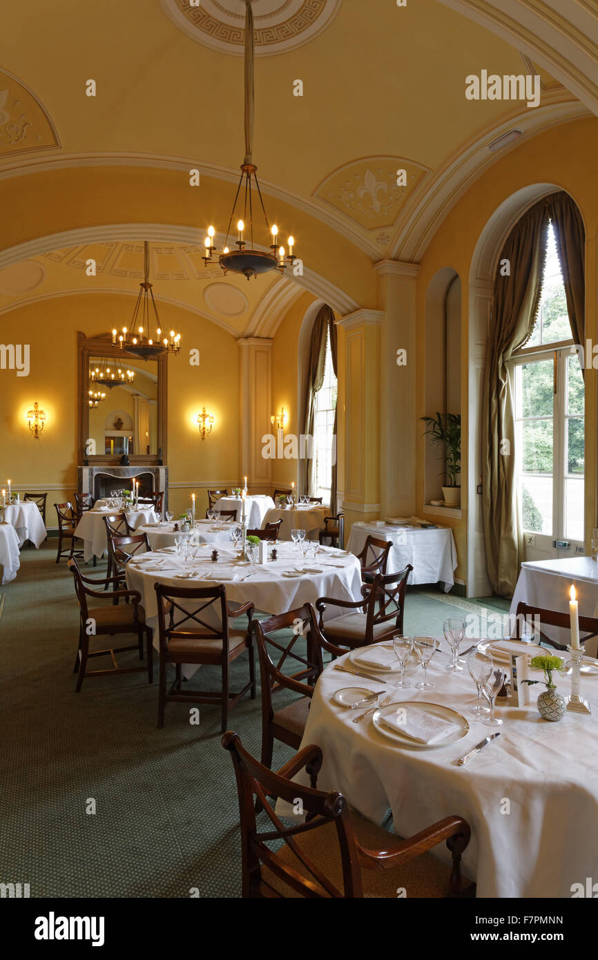 View of the Dining Room, Hartwell House, Buckinghamshire. Hartwell ...