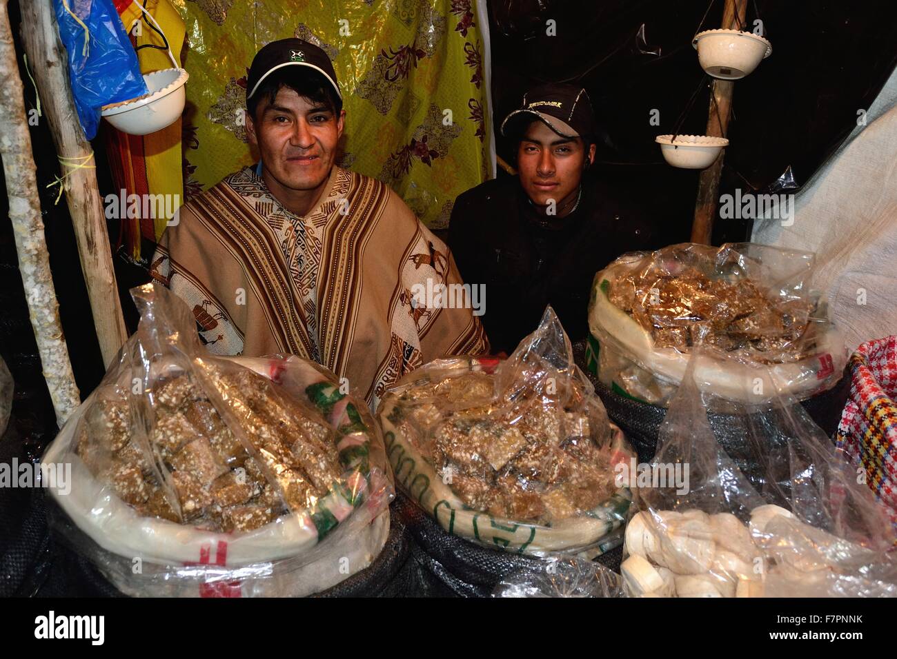 Bocadillo ( Mani - Peanuts ) - sweets - Market in AYABACA. Department ...