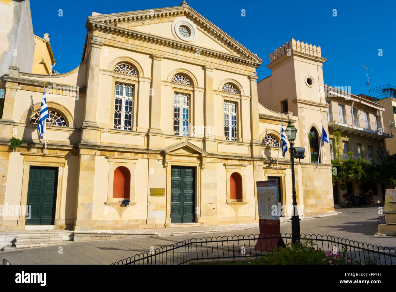 Facade building town of corfu hi-res stock photography and images - Alamy